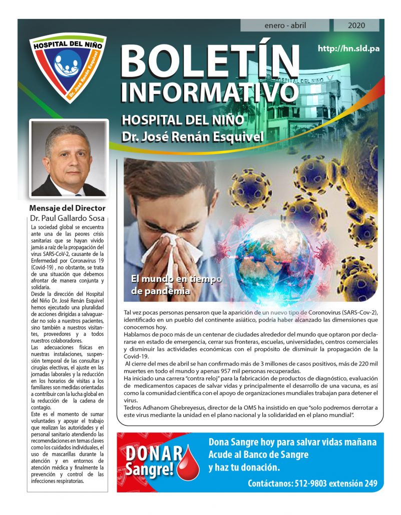Boletines Informativos – Hospital del Niño Dr. José Renán Esquivel